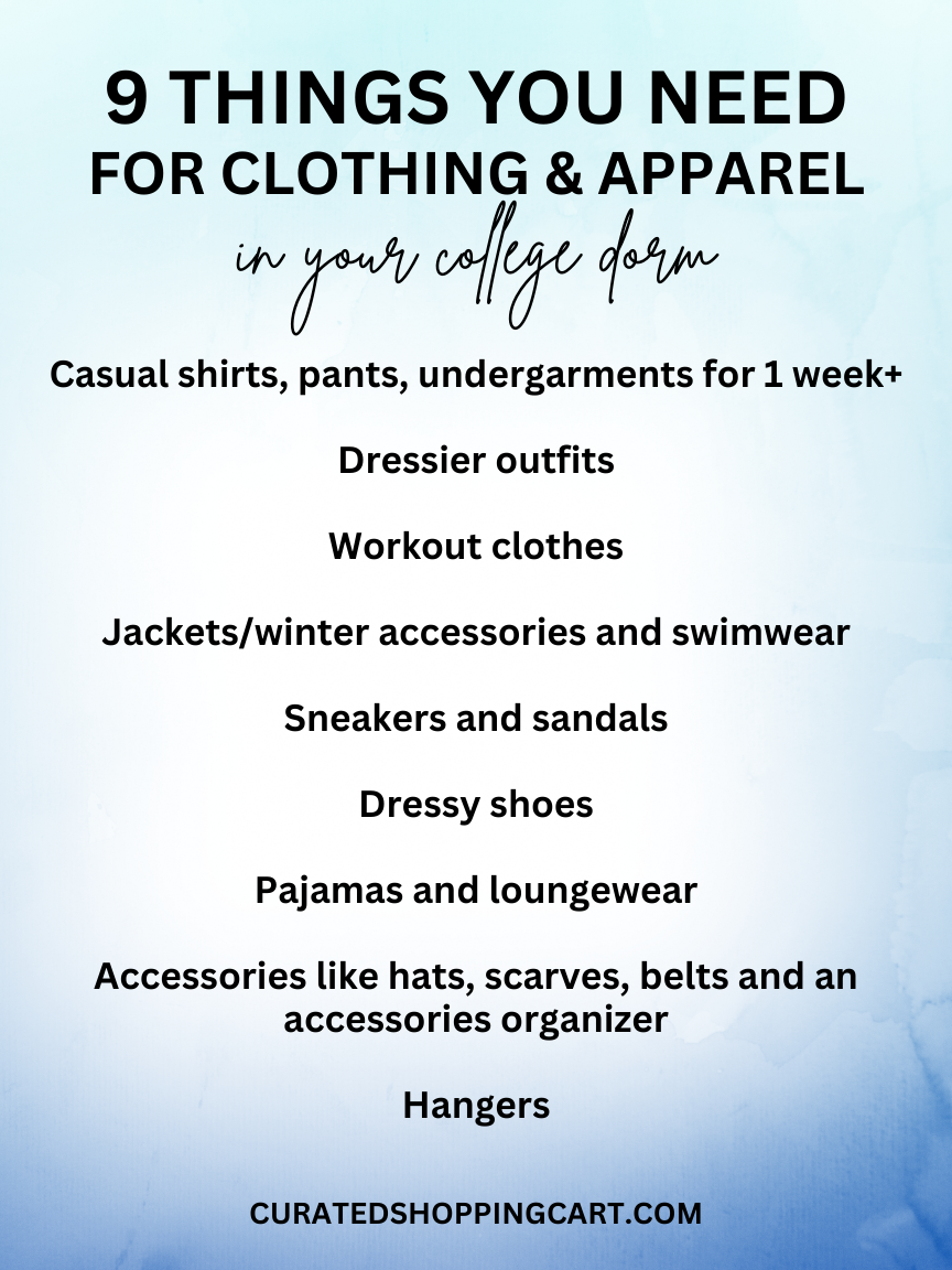 The Ultimate Dorm Room Essentials Checklist: Everything You Need for ...