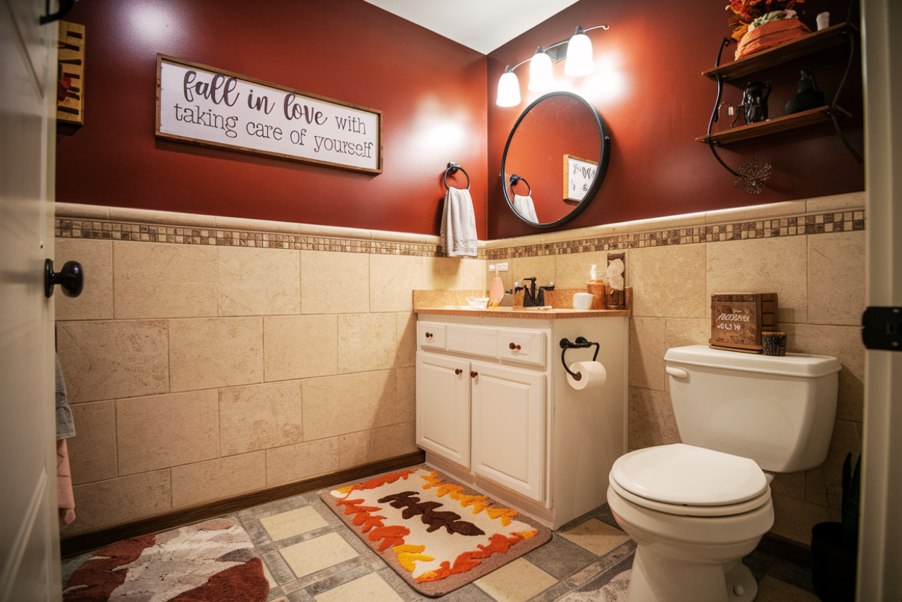 20 Elegant Fall Bathroom Decor Ideas to Use This Year - Curated ...