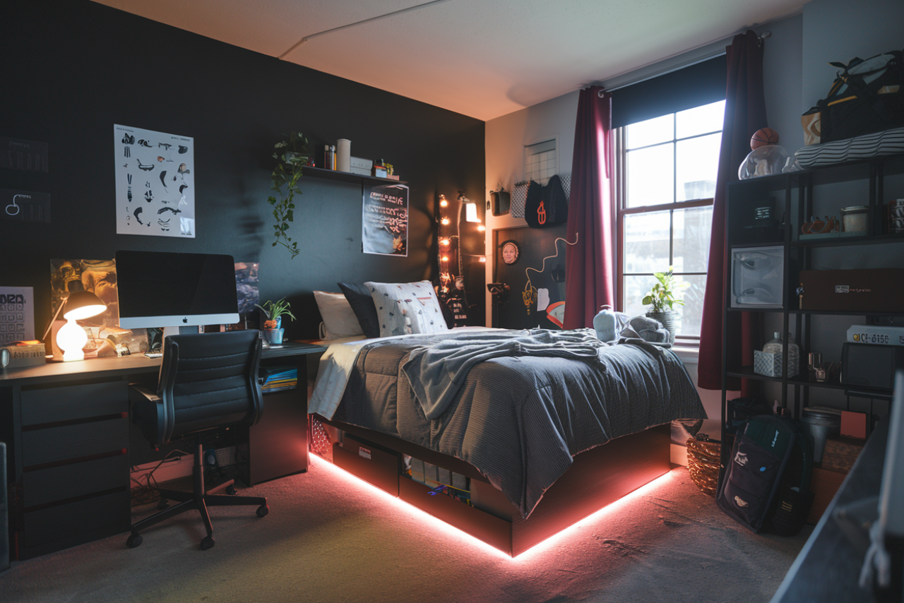 18 Dorm Room Ideas for Guys: Creating Your Ultimate College Pad ...